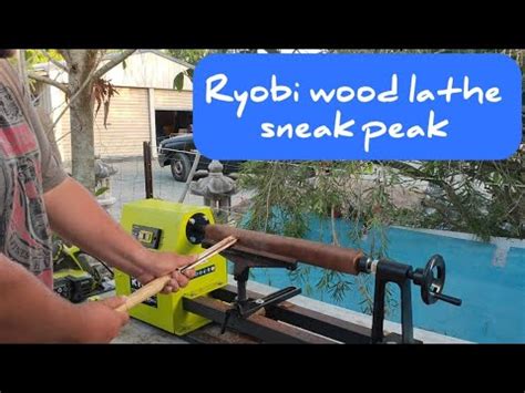 Ryobi Wood Lathe Sneak Peak Youtube