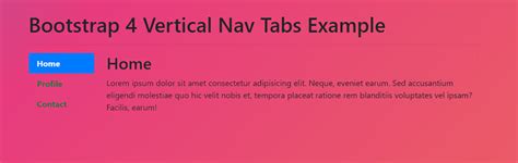 Bootstrap 4 Tabs Tpoint Tech
