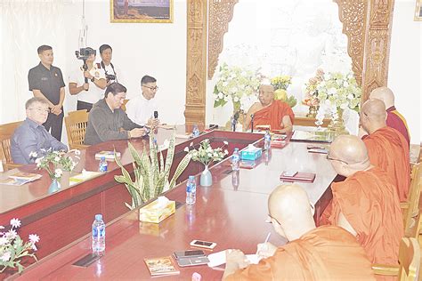 ကာလ်မီးကီယာပြည်နယ် အကြီးအကဲနှင့်အဖွဲ့ မန္တလေးမြို့သို့ရောက်ရှိ ၊ သီတဂူဆရာတော် ဒေါက်တာဘဒ္ဒန္တဉာဏိ