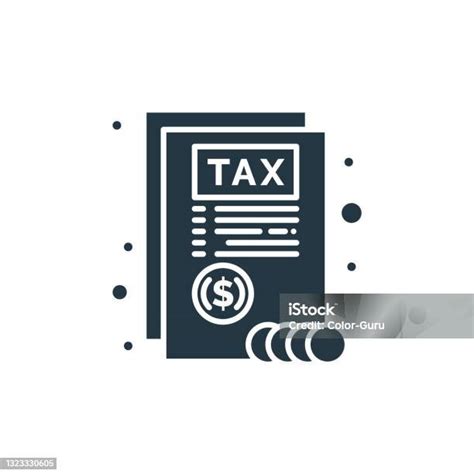 보고서 아이콘입니다 웹 사이트 디자인 및 모바일 앱 개발 인쇄용 글리프 보고서 아이콘 흰색 배경에 격리 된 세금 징수에서 보고 아이콘 0명에 대한 스톡 벡터 아트 및 기타