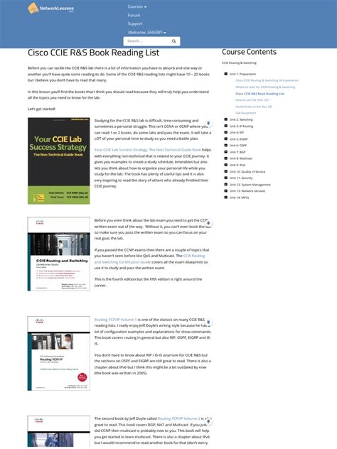 Cisco Ccie R S Book Reading List Pdf Routing Internet Protocols
