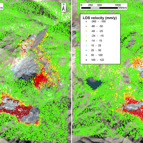 Satellite Insar Dataset Acquired In Descending Left And Ascending