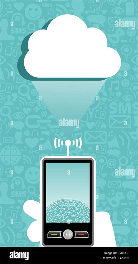 Cloud Computing Communication Stock Vector Image And Art Alamy
