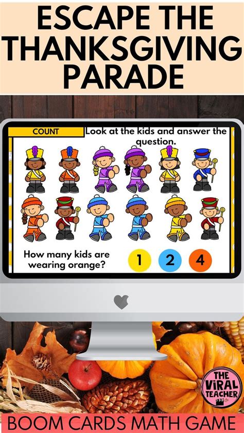 classifying and sorting objects game thanksgiving escape room activity