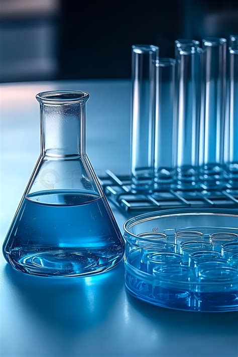 医疗ai数字艺术 医疗现代简约科技感科学实验设备锥形瓶培养皿试管排列商业照片 Ai图片免费下载 Png格式 2688像素 编号71968887 千图网