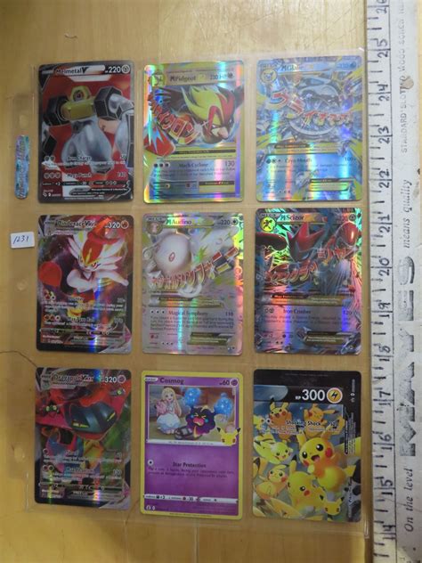Sheet Of 9 Hologram Pokémon Cards Schmalz Auctions