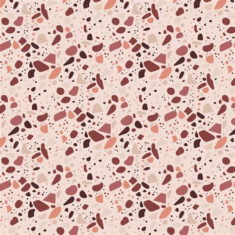 유기 평면 단색 테라 조 패턴 무료 벡터