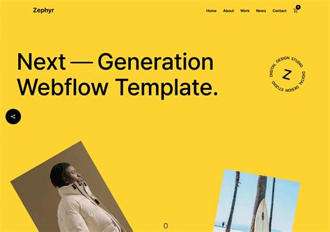 Zephyr Business Webflow Template