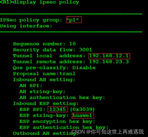 华为hcia进阶笔记：ipsec Vpn原理与配置 华为ipsec自动模式ike配置 Csdn博客