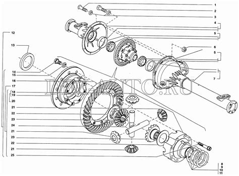 Уаз буханка передний мост устройство схема с дисковыми тормозами