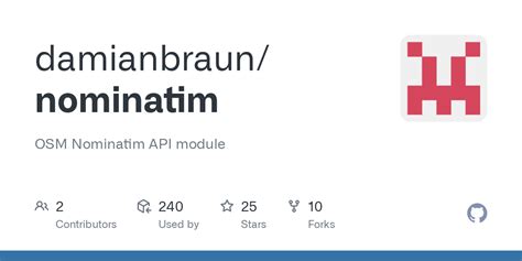 Github Damianbraunnominatim Osm Nominatim Api Module