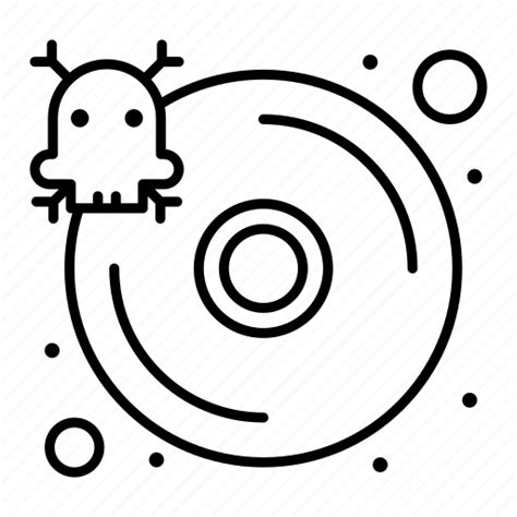 database disk hard infected server icon