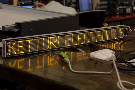 github ketturi ledmatrix 128x10 led matrix iot display