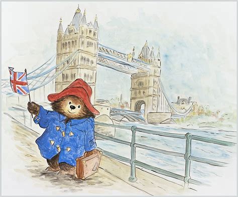 Paddington Bear Beer Illustratie Beertje Paddington Voorbladen