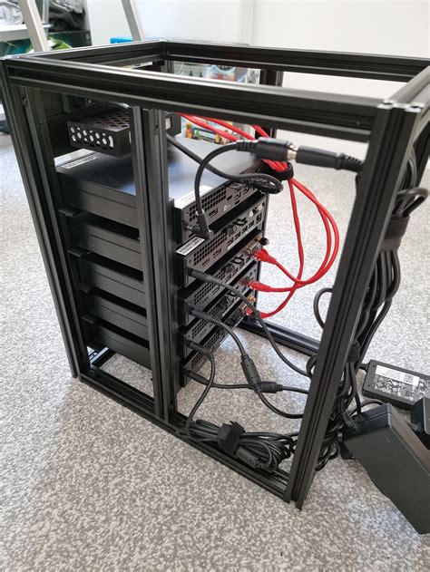 Mini Lab Rack For Dell Optiplex Mff Servers By Sergeibuilds Download Free Stl Model