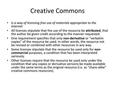 Open Access And Creative Commons Ppt