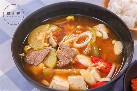 料足又快手的大酱汤配碗米饭就是营养午餐