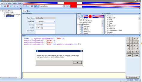 BAQ Calculated Field Help How To Sum Epicor ERP Epicor User Help Forum