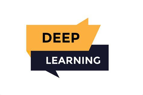 Deep Learning Button Web Banner Templates Vector Illustration 24606719