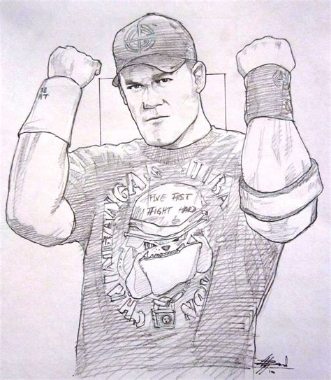 Drawing Pictures Of John Cena At Getdrawings Free Download