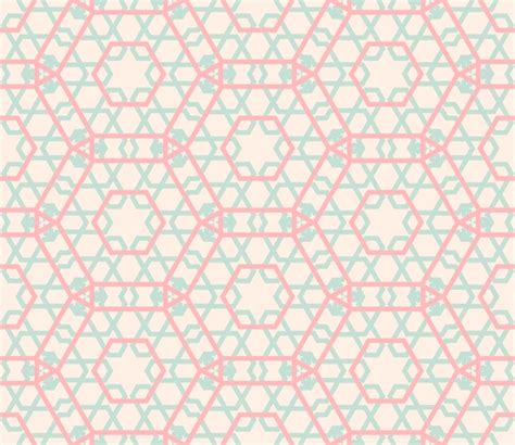 Premium Vector Abstract Geometric Tile Seamless Pattern With Different Shapes Mosaic Card