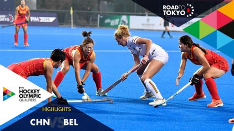China Vs Belgium Fih Hockey Olympic Qualifiers Womens Match 1