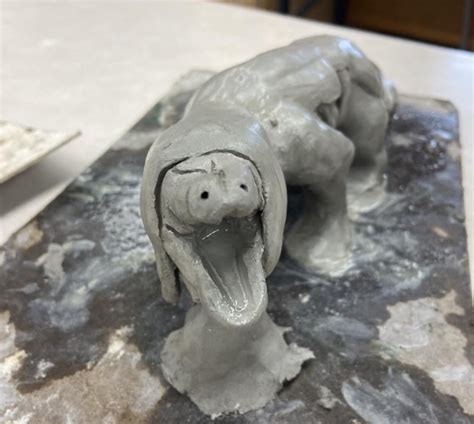 Scp 682 Sculpture Wip R Scp