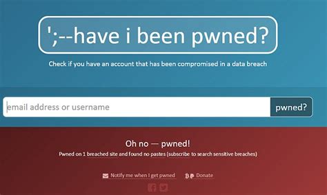 Have I Been Pwned Site Reveals If Your Email Address Was Leaked Daily Mail Online