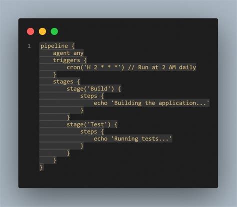 If You Were Tasked With Building A Jenkins Pipeline To Run Scheduled
