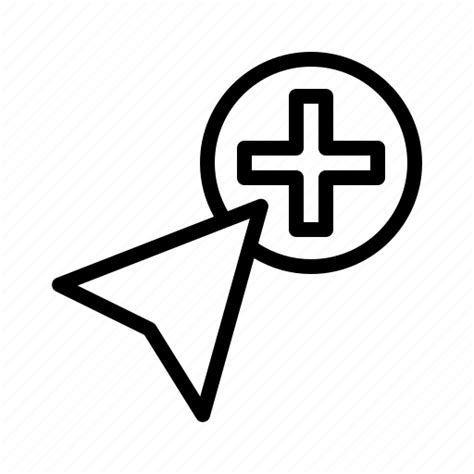 Click Pointer Cursor Plus Mouse Icon Download On Iconfinder