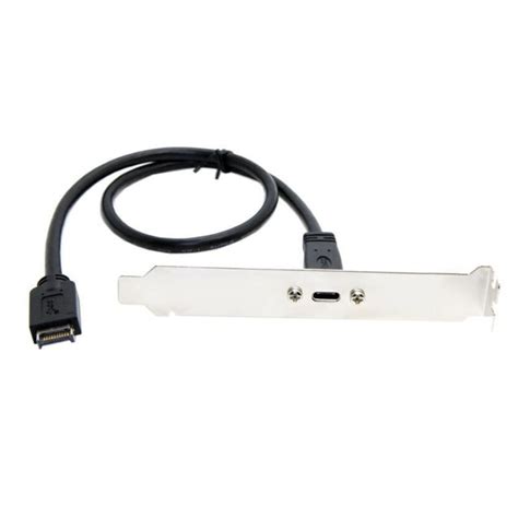 Front Panel Usb 3 1 Header To Usb C Type C Expansion Slot With Cover