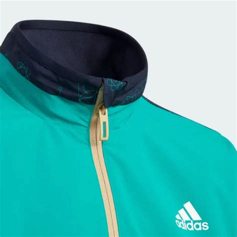 adidas 愛迪達外套 大童 男童 女童 立領外套 運動 JK REV JKT 綠 HM9606 momo購物網 好評推薦
