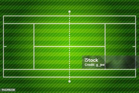 현실적인 자 수 패치 작동 테니스 필드 요소 벡터 일러스트 레이 션 디자인 컨셉의 질감 Championship에 대한 스톡 벡터
