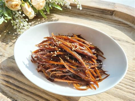 우엉채 볶음 우엉 볶음 손질법 쫀득한 김밥 우엉조림 만드는 법 레시피 김밥 우엉 요리 네이버 블로그