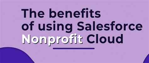 The Benefits Of Using Salesforce Nonprofit Cloud Intelogik Blogs