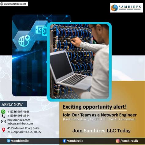Samhires Llc On Linkedin Networkengineer Opt Cpt Careeropportunity Samhiresllc Joinourteam