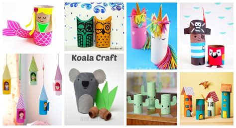 Manualidades con rollos de papel para hacer con niños Fáciles divertidas