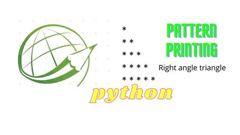 Right Angle Triangle Pattern In Python Youtube