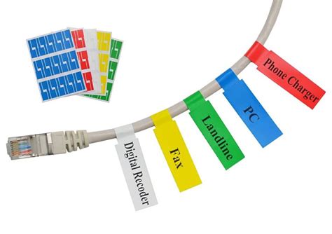 Cabel Labels Wrap Around Labels Flag Labels Trridev Labelss