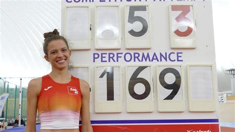 Iris Breganski Slo 169 Cm High Jump Women 3rd Place Athletic Meeting