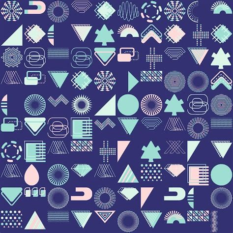 Premium Photo Geometric Abstract Pattern Design Background