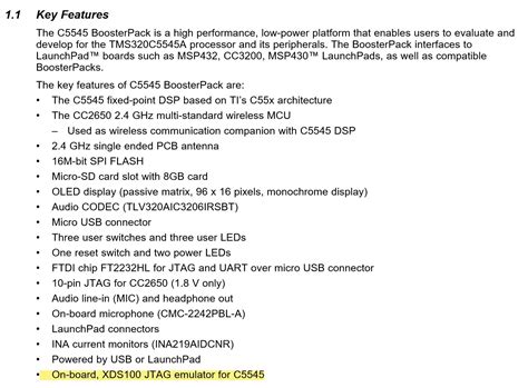 CCS TMS320C5545 JTAG Emulator Bluetooth Forum Bluetooth TI E2E