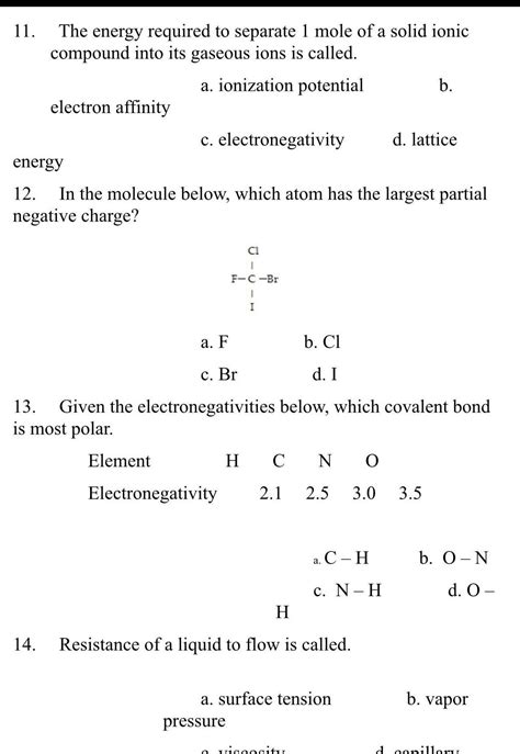 [answered] 11 The Energy Required To Separate 1 Mole Of A Solid Ionic Kunduz
