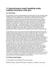 Lab Asynchronous Event Handling Using Callback Function Docx Asynchronous Event Handling