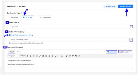Setup Form Submission Confirmation Message In Fluent Forms Fluent Forms