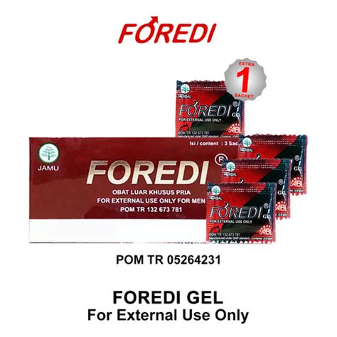Jual Grosir Foredi Gel 4 Sachets Gel Foredi Kemasan 3 1 Foredi Gel Original Pt Abe