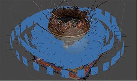 Photogrammetric Process Showing The Dense Point Cloud And The Spatial Download Scientific