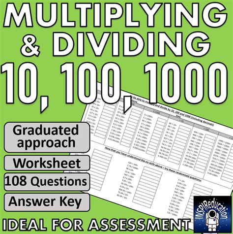 Math Place Value Bundle Multiply And Divide By 10 100 And 1000 Ppt And Worksheets Amped Up