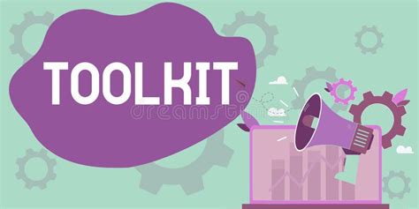 Conceptual Display Toolkit Business Approach Set Of Tools Kept In A Bag Or Box And Used For A