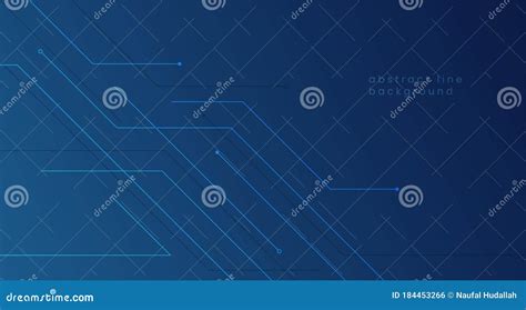 Simple Clean Futuristic Modern Geometric Connection Line Abstract Background Design Scientific